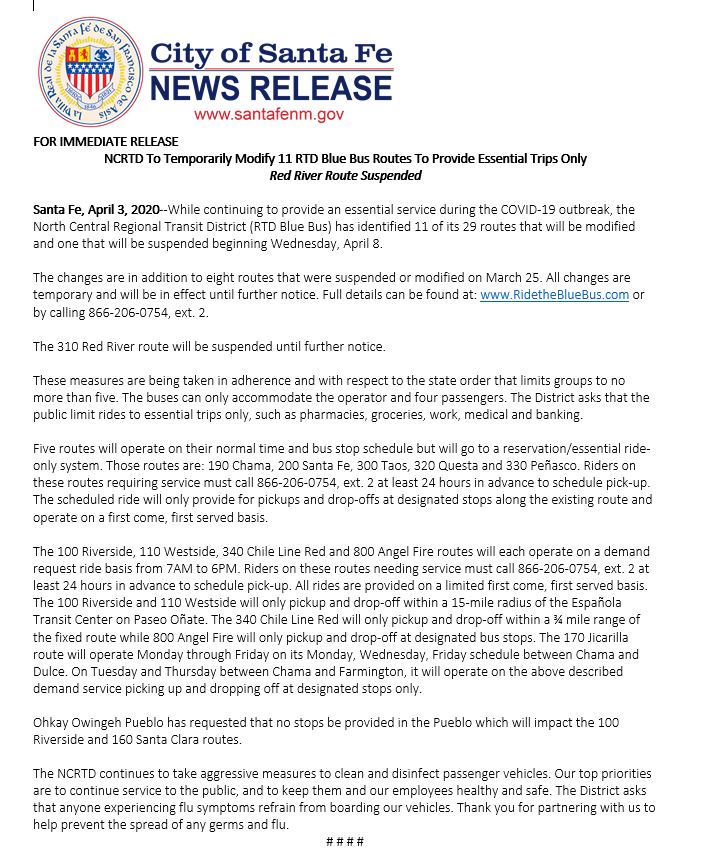 Santa Fe MPO | Promoting Interconnected Transportation Options